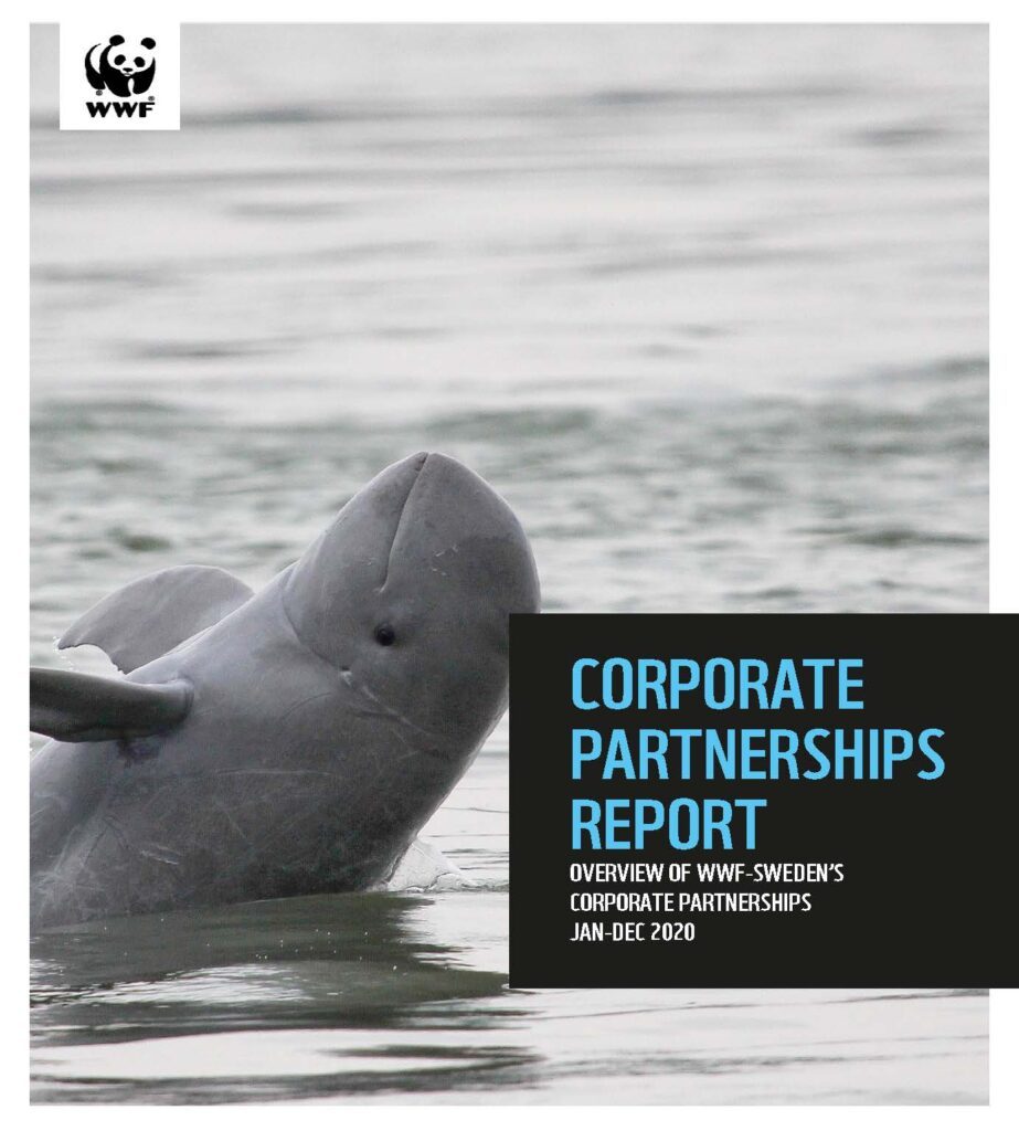 Corporate Partnerships Report WWF-Sweden 2020 - Världsnaturfonden WWF