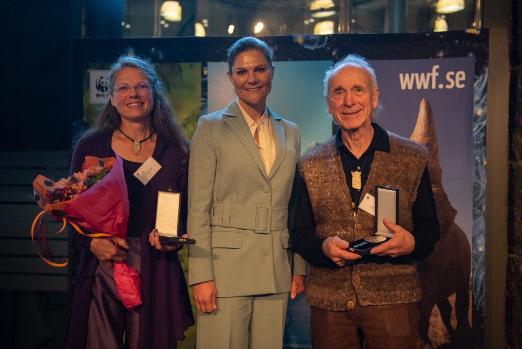 Karin och Mats Ericson från Vålådalen i Jämtland prisas för ...